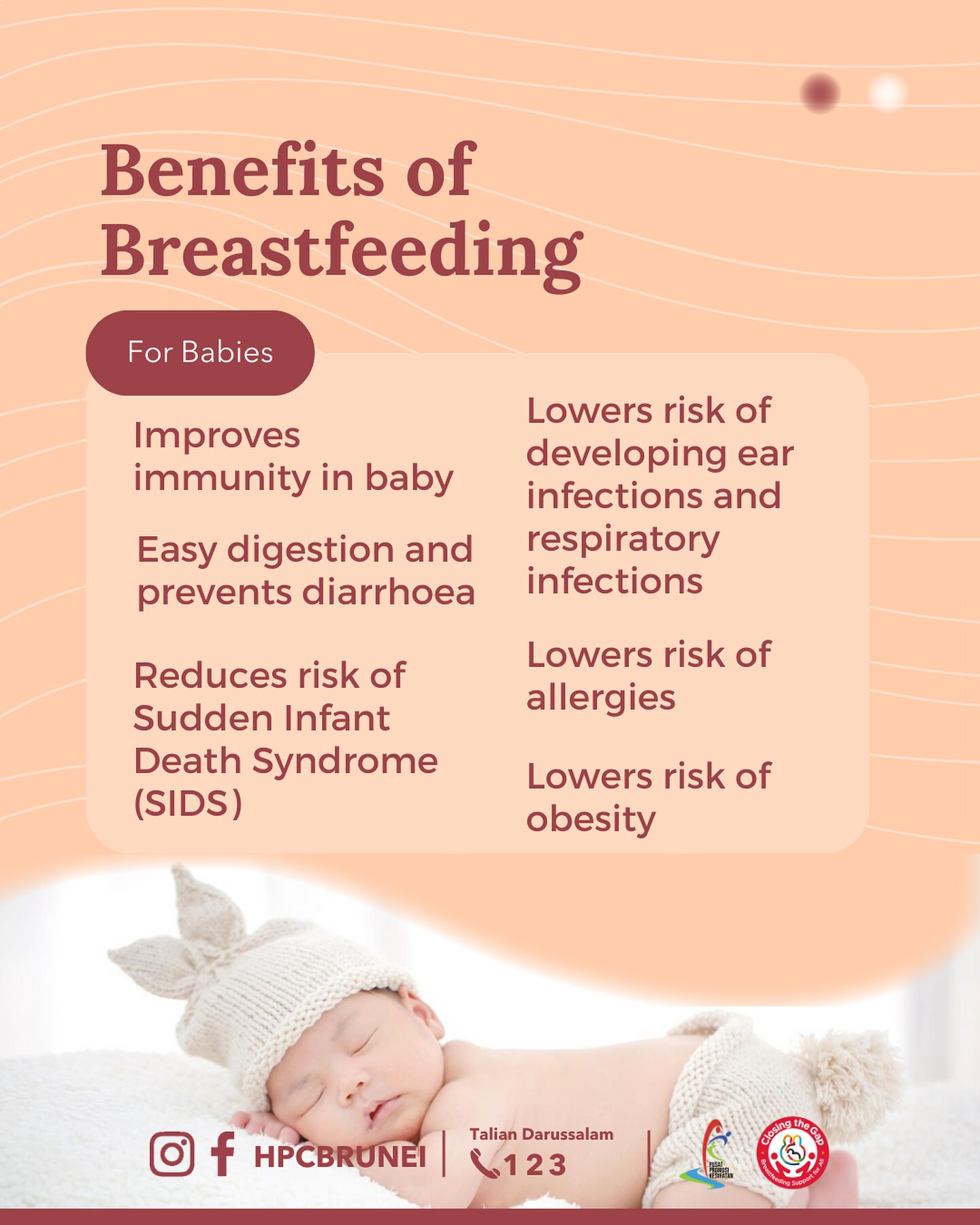 Benefit of Breastfeeding - Ministry of Health Brunei